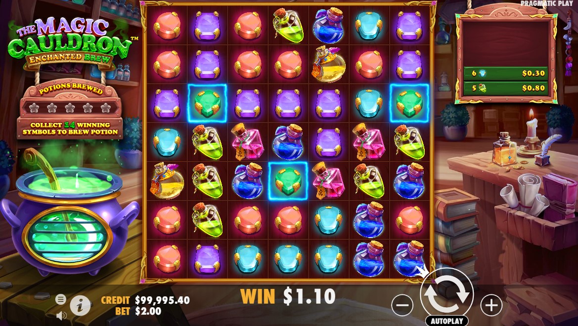 The Magic Cauldron: Enchanted Brew Slot Review | Free Play in Demo